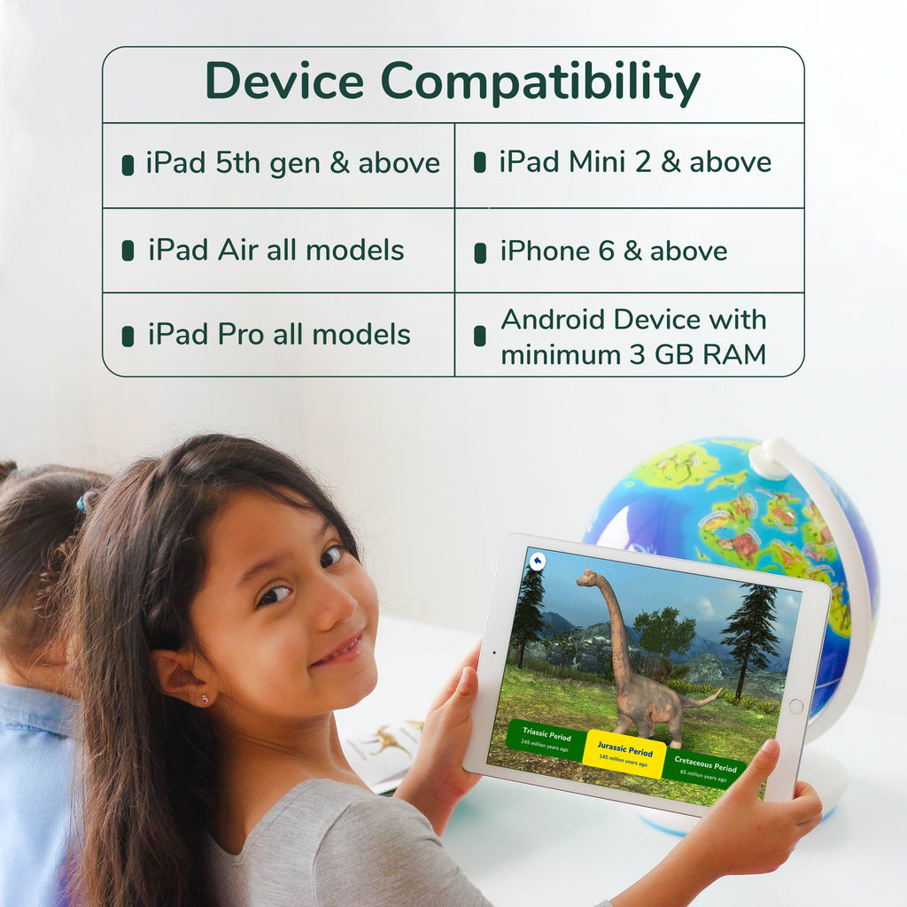 PLAYSHIFU Orboot: World of Dinosaurs (Interactive AR Globe) – Mission Shop