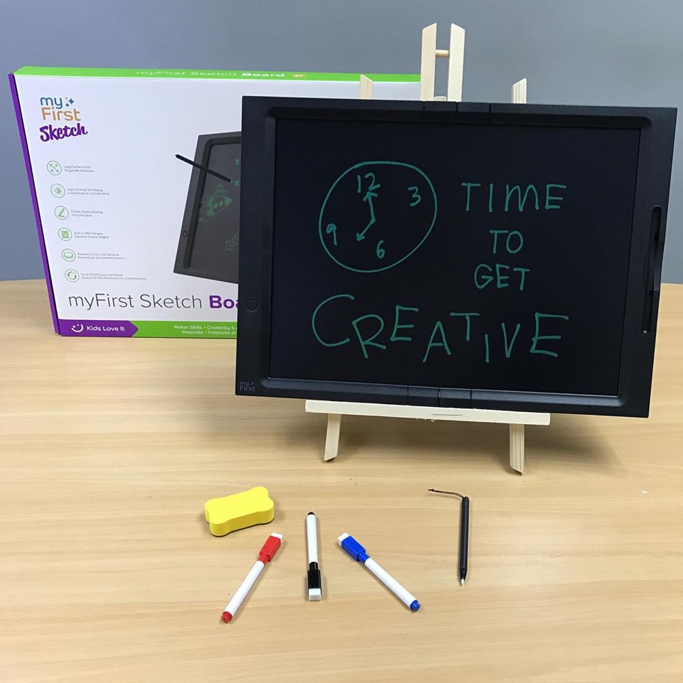 myFirst Sketch Board 21" Dual Display Liquid Crystal LCD and Whiteboar ...