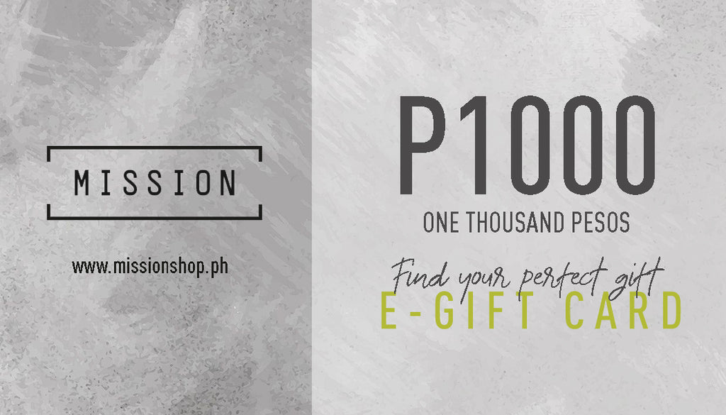 MISSION eGIFT CARD – Mission Shop