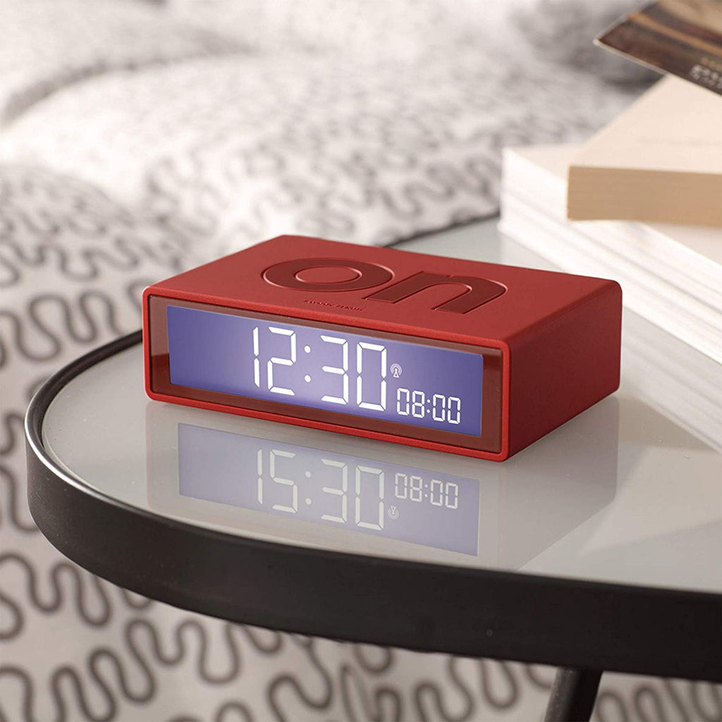 LEXON Flip+ Reversible LCD Digital Alarm Clock – Mission Shop