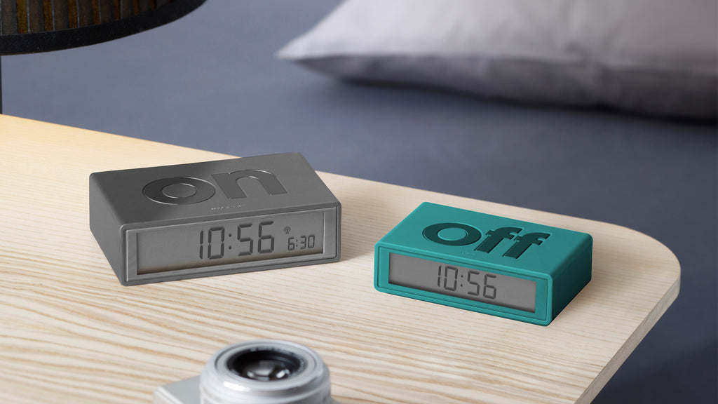 LEXON Flip Travel Reversible LCD Digital Alarm Clock – Mission Shop