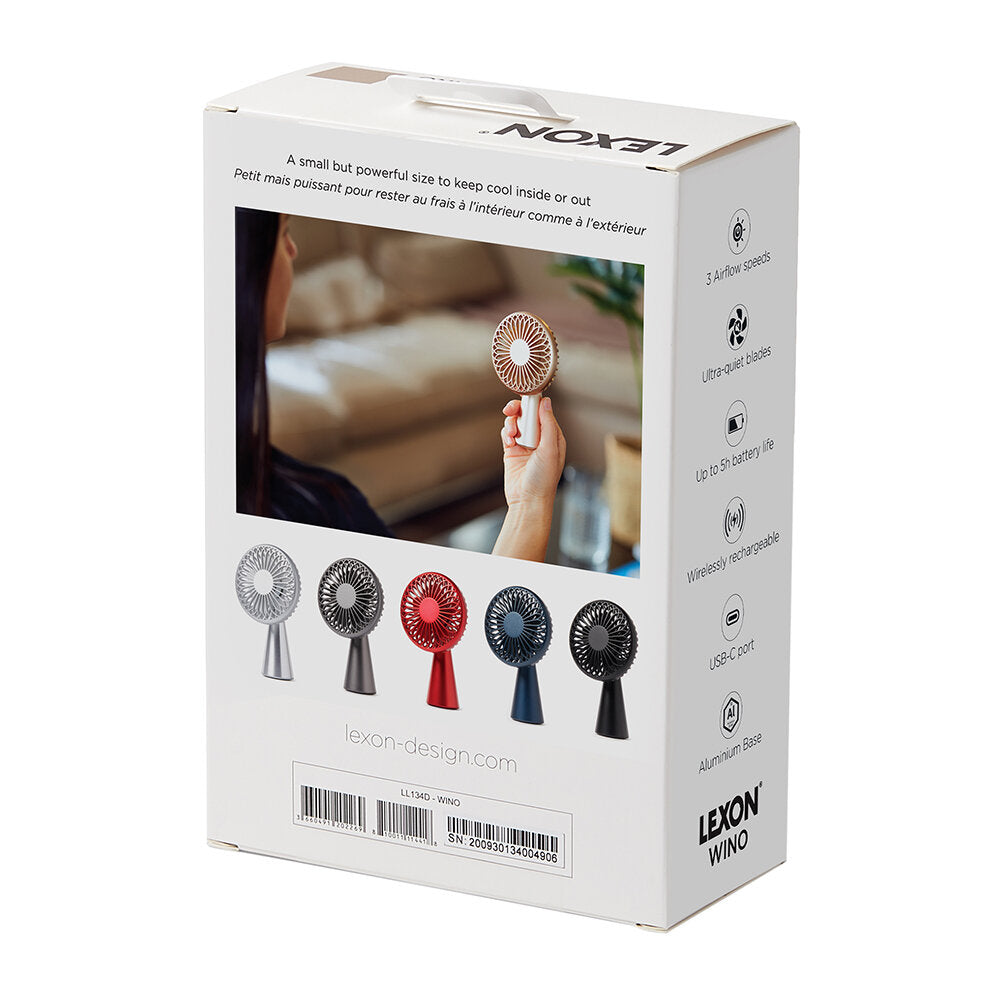 LEXON Wino Mini Rechargeable Wireless Fan – Mission Shop
